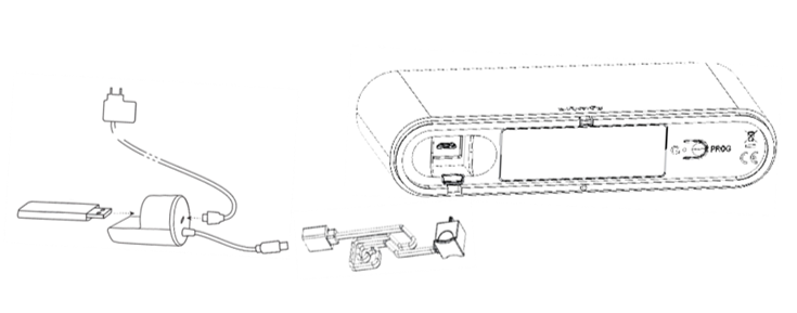 What is the TaHoma switch's USB adapter for?