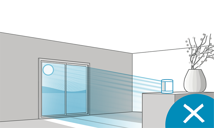 Positioning and installing the motion sensor